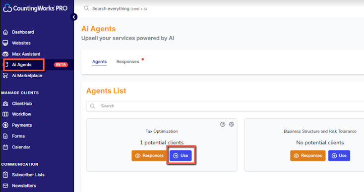 Understanding and Using AI Agents in CountingWorks PRO
